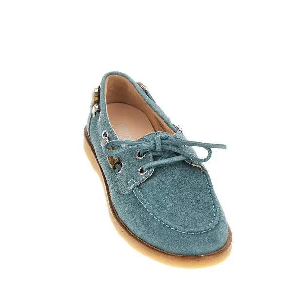Pinko Suede Leather Boat Shoes