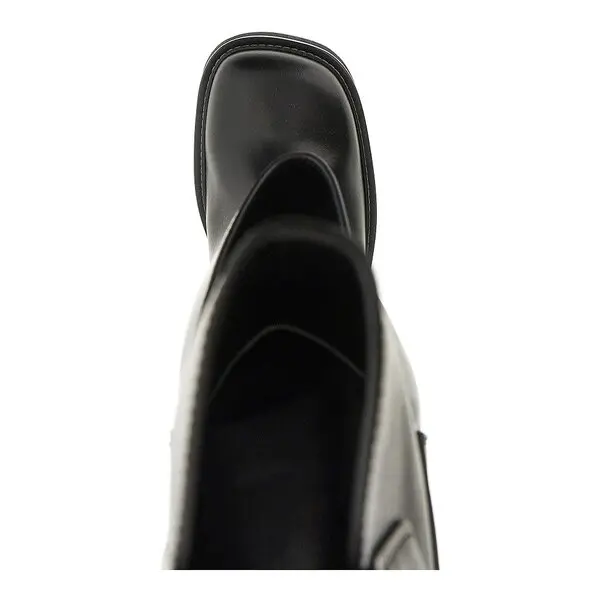 Attico Robin Passeggiata Leather Boots - Black