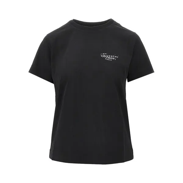 Givenchy Stamp" Logo Print Cotton T-shirt