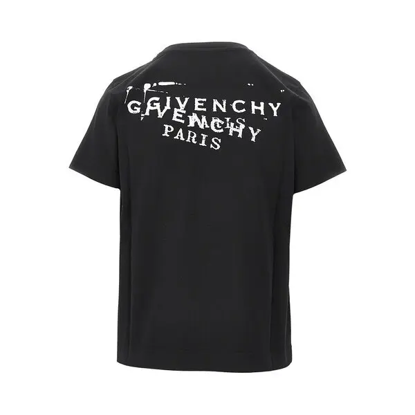 Givenchy Stamp" Logo Print Cotton T-shirt