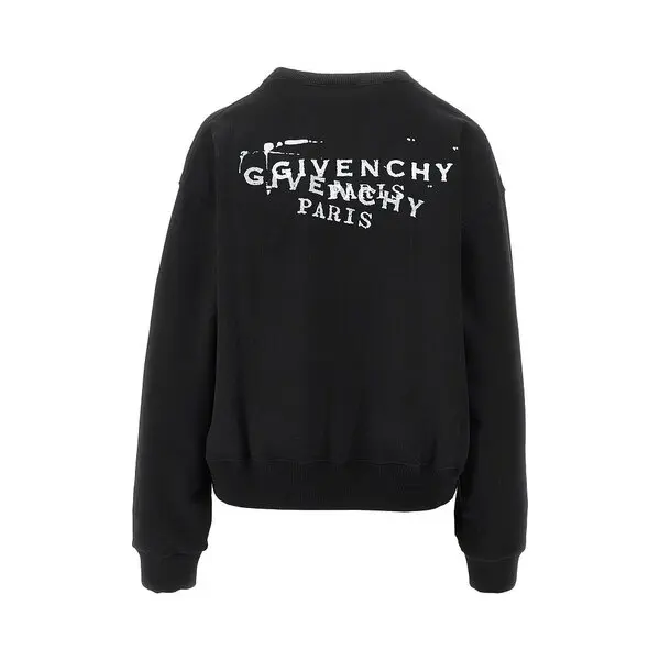 Givenchy Stamp" Print Crewneck Sweatshirt