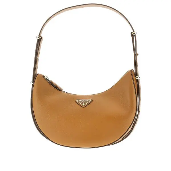 Prada Leather Arqué Small Shoulder Bag