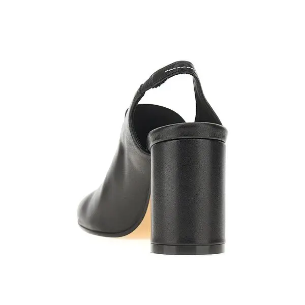 MAISON MARGIELA Leather Anatomic Numeric Slingback Pumps