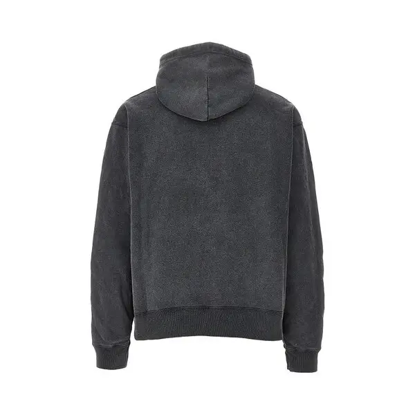 Balenciaga Washed Crayon Loop Print Hoodie