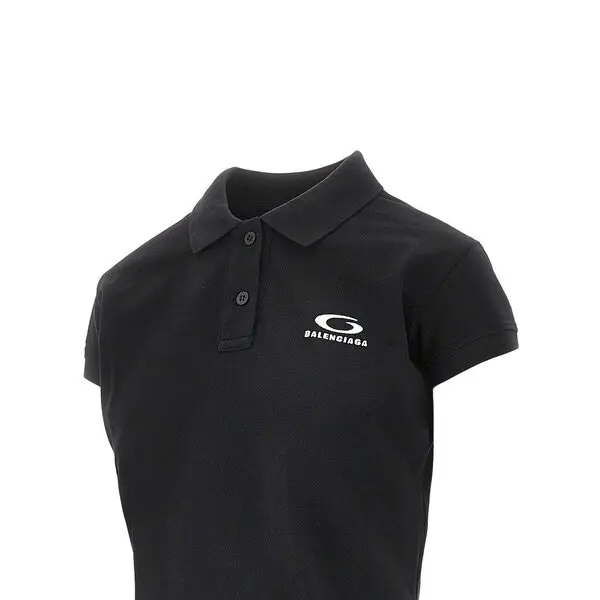 Balenciaga Loop Sports Icon Embroidery Polo Shirt