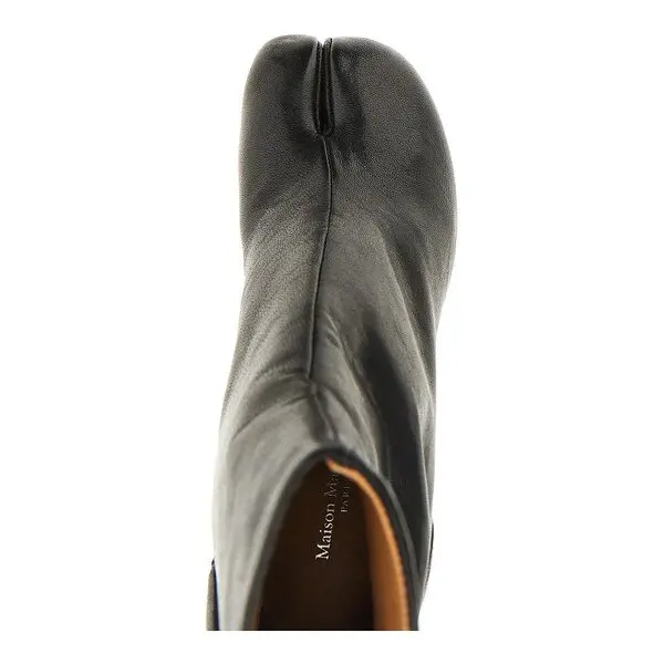 MAISON MARGIELA Nappa Leather Tabi Ankle Boots - Black