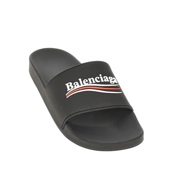 Balenciaga Political Campaign Rubber Slides
