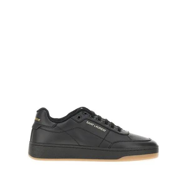 Saint Laurent Sl/61 Leather Sneakers - Black