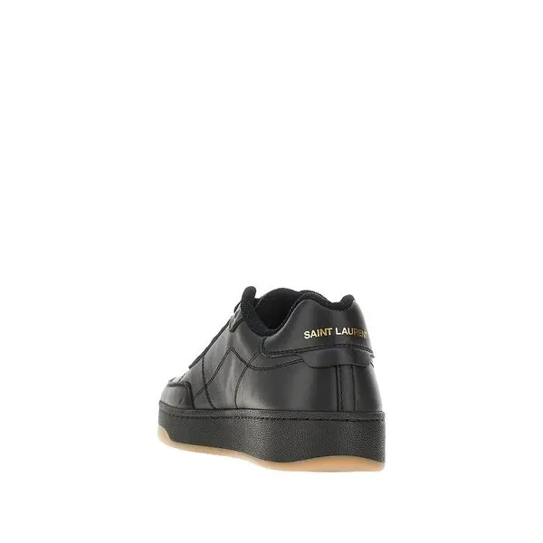Saint Laurent Sl/61 Leather Sneakers - Black