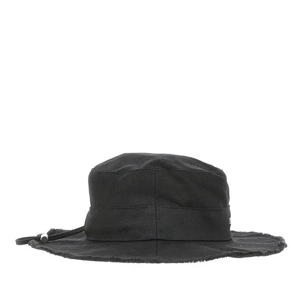 Jacquemus Le Bob Artichaut Cotton Gabardine Bucket Hat - Black