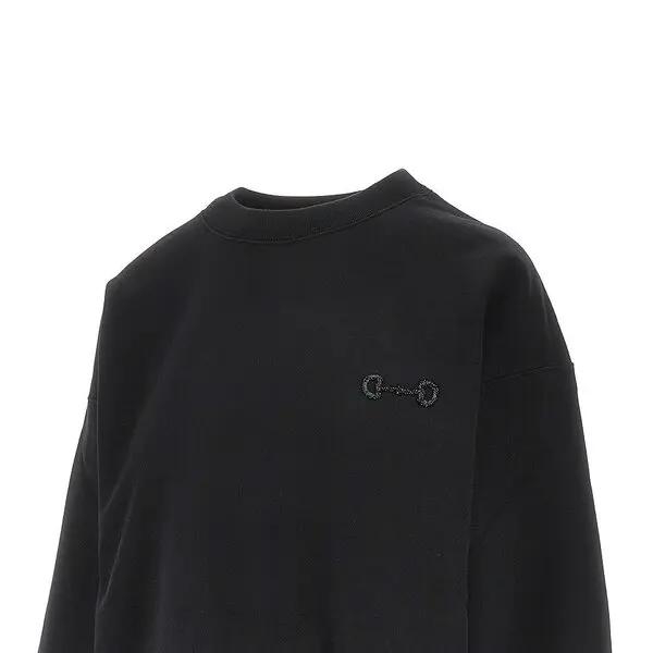 Gucci Sweatshirt With Beaded Horsebit Embroidery