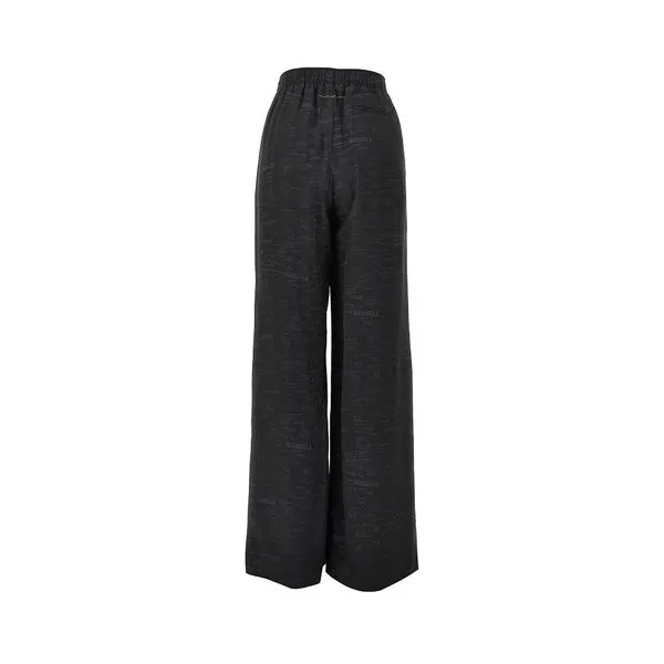 MAISON MARGIELA Jacquard Satin Logo Pyjama Pants