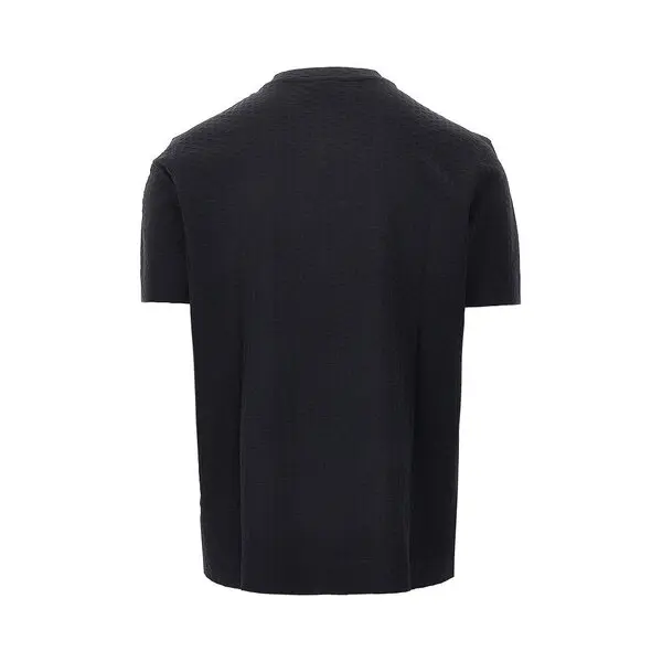 Emporio Armani Diaond Otif Jacquard Cotton T-shirt An