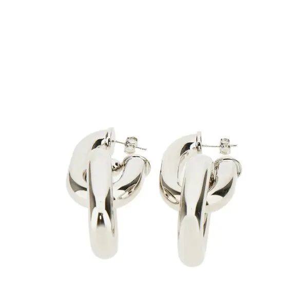 Rabanne Double Xl Link Earrings - Silver