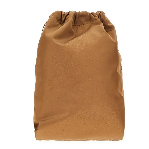 Prada Re-nylon Pouch With Saffiano Leather - Brown