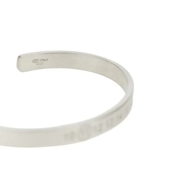 MAISON MARGIELA Engraved Numeric Logo Cuff Bracelet