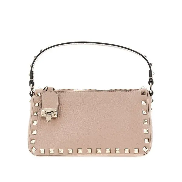 Valentino Garavani Rockstud" Grained Leather Small Bag
