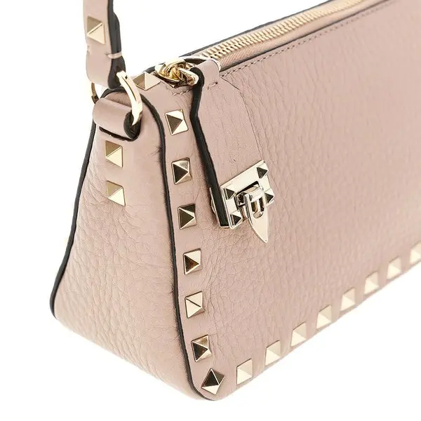 Valentino Garavani Rockstud" Grained Leather Small Bag