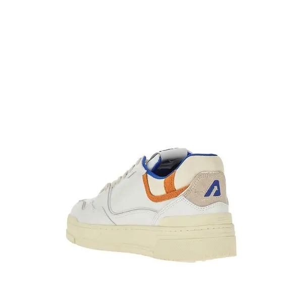 AUTRY Clc Low Top Leather Sneakers With Suede Details