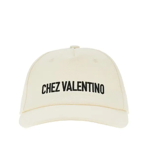Valentino Garavani Embroidered Baseball Cap - White