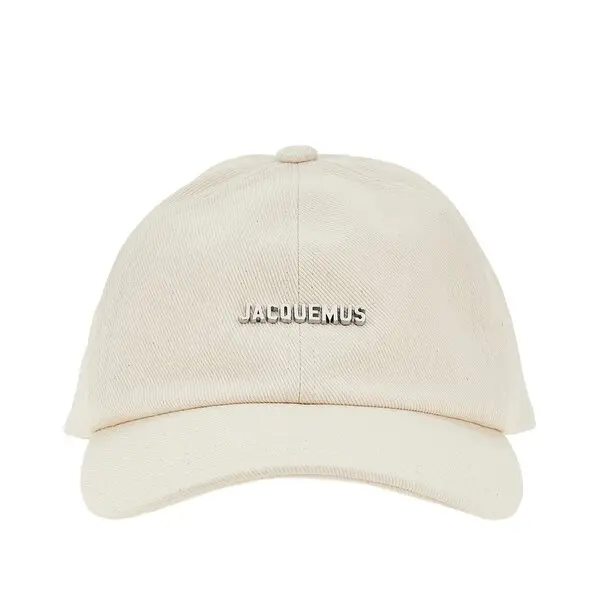 Jacquemus La Casquette Gadjo Cotton Gabardine Baseball Cap - White