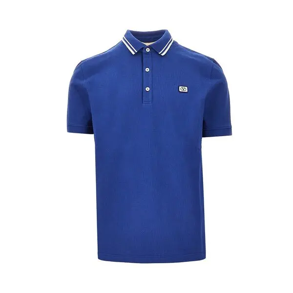 Valentino Garavani Vlogo Patch Polo Hirt