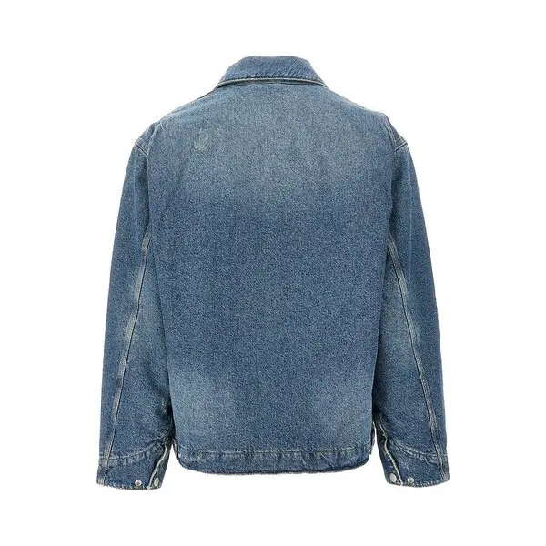 Carhartt Work In Progress Padded Denim Detroit Jacket - Blue