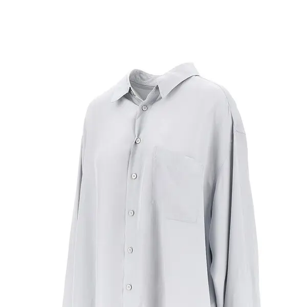 MAISON MARGIELA Oversized Viscose Poplin Shirt