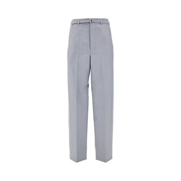 LEMAIRE Lemiare Wool-blend Belted Tailored Straight-leg Pants