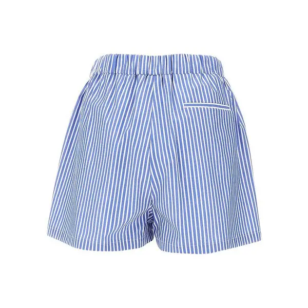 MSGM Striped Poplin Shorts