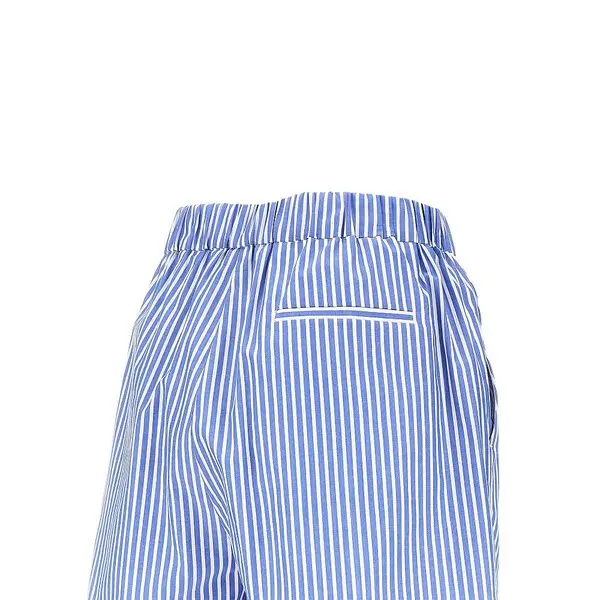 MSGM Striped Poplin Shorts