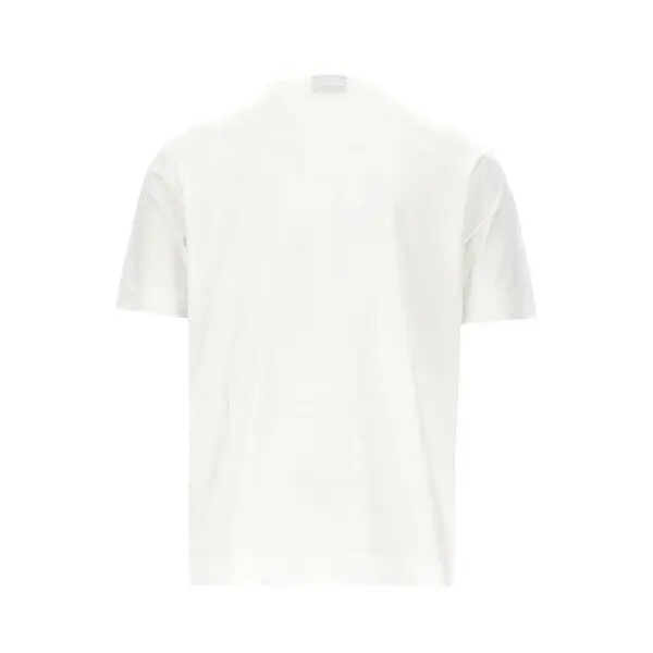 Emporio Armani Printed And Embroidered Yoce-bend T-shirt