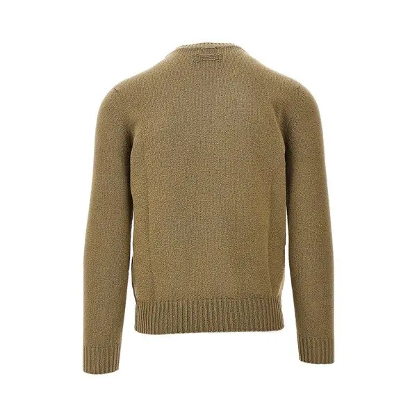 DRUMOHR Chenille-effect Cotton Crewneck Sweater - Green