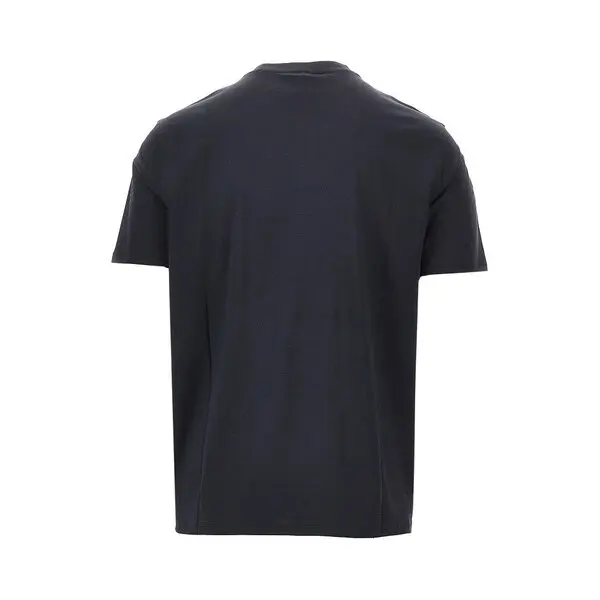 Emporio Armani Logo Print Lyocell-blend T-hirt