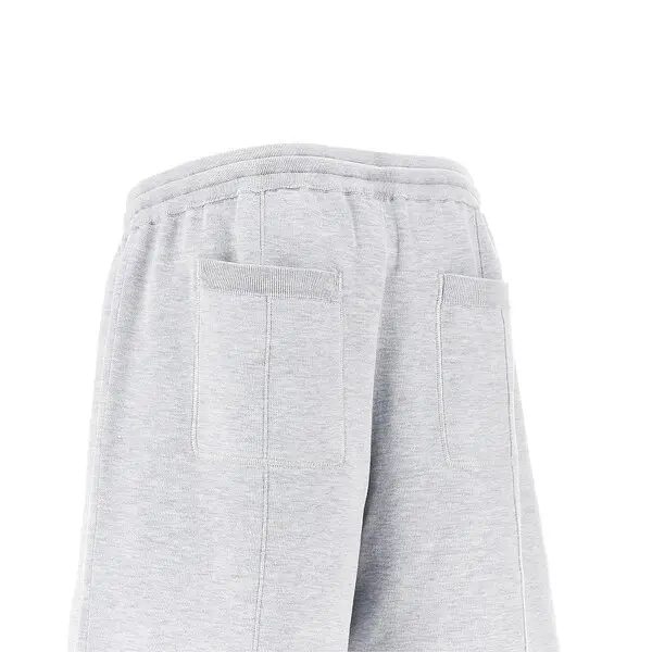 Brunello Cucinelli Cotton And Silk Blend Shorts With Logo Embroidery