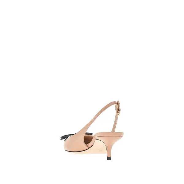 Valentino Garavani Bepointy Leather Slingback Pumps