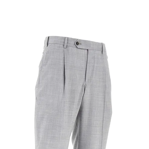 PT TORINO Super 130's Wool Union Fit Tapered Leg Trousers