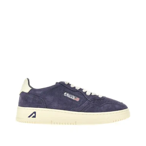 AUTRY Medalist Low Suede Leather Sneakers - Blue
