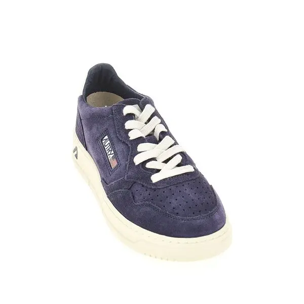 AUTRY Medalist Low Suede Leather Sneakers - Blue