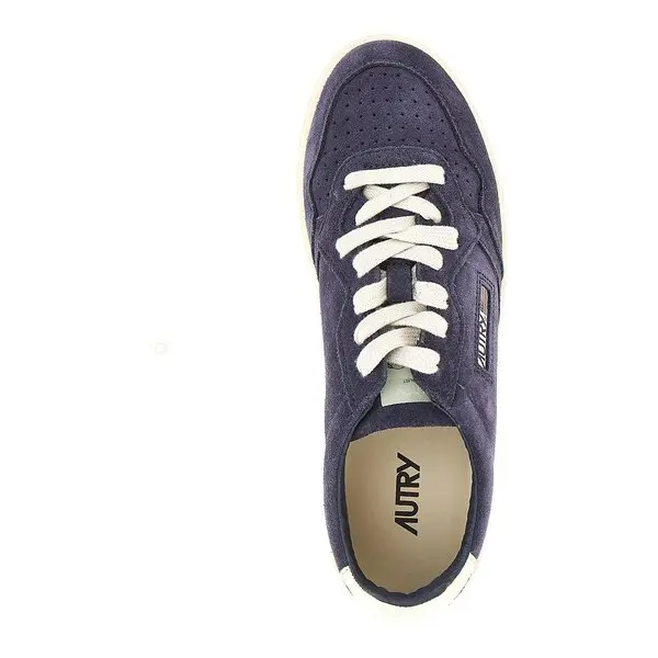 AUTRY Medalist Low Suede Leather Sneakers - Blue