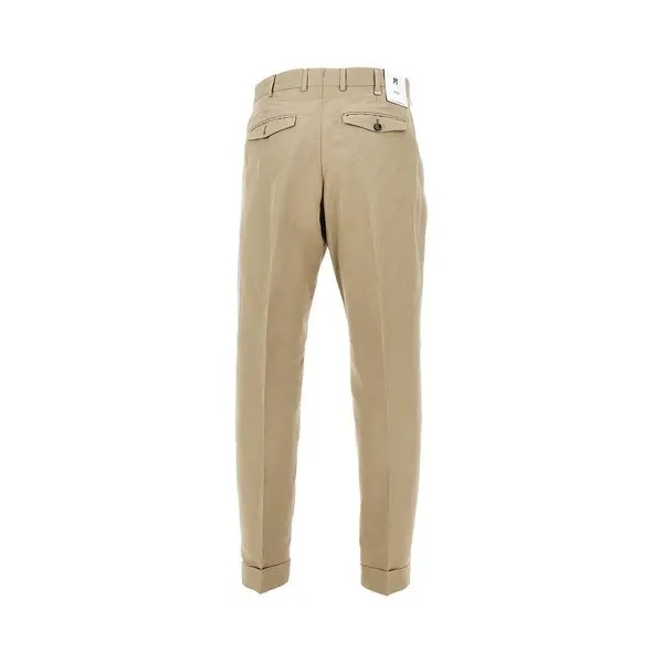 PT TORINO Cotton And Linen Rebel Fit Tapered Leg Pants