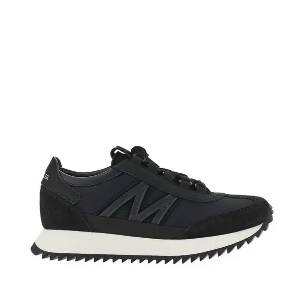 Moncler M" Applique Sneakers - Black