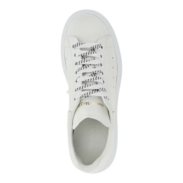 Alexander McQueen Oversized Sole Leather Sneakers - White