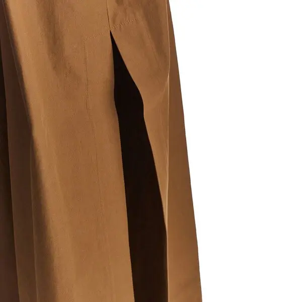 ARMARIUM Nicla Cotton Poplin Maxi Dress With V-neck And Tie Back