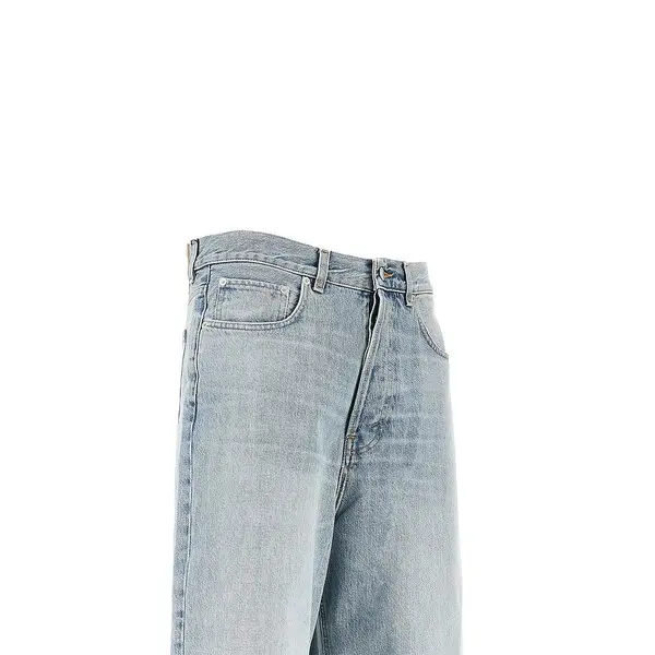 HAIKURE Celestial Wash Wide Leg Denim Pants - Blue