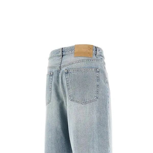 HAIKURE Celestial Wash Wide Leg Denim Pants - Blue