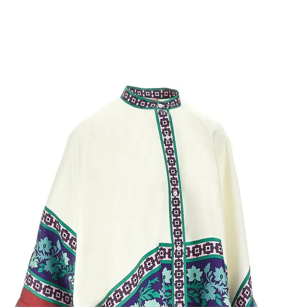 La DoubleJ Silk Twill Foulard Shirt - Multicolor