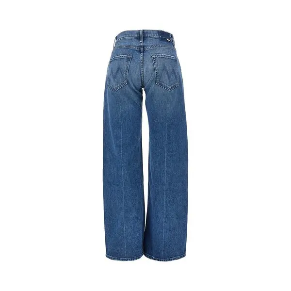 MOTHER The Mid Rise Lasso Sneak Jeans - Blue