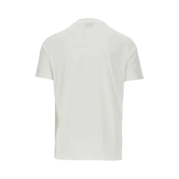Emporio Armani Logo Print Lyocell-blend T-hirt