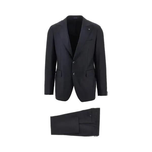 Tagliatore Super 110's Wool Tailored Suit - Blue